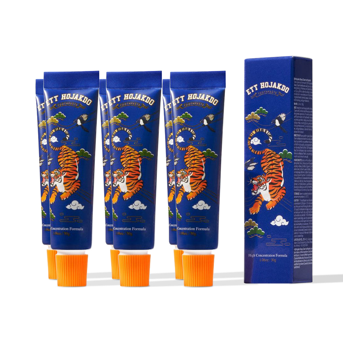 Korea Ett Hojakdo Toothpaste 30g X 6pcs 6 count – Khubshop