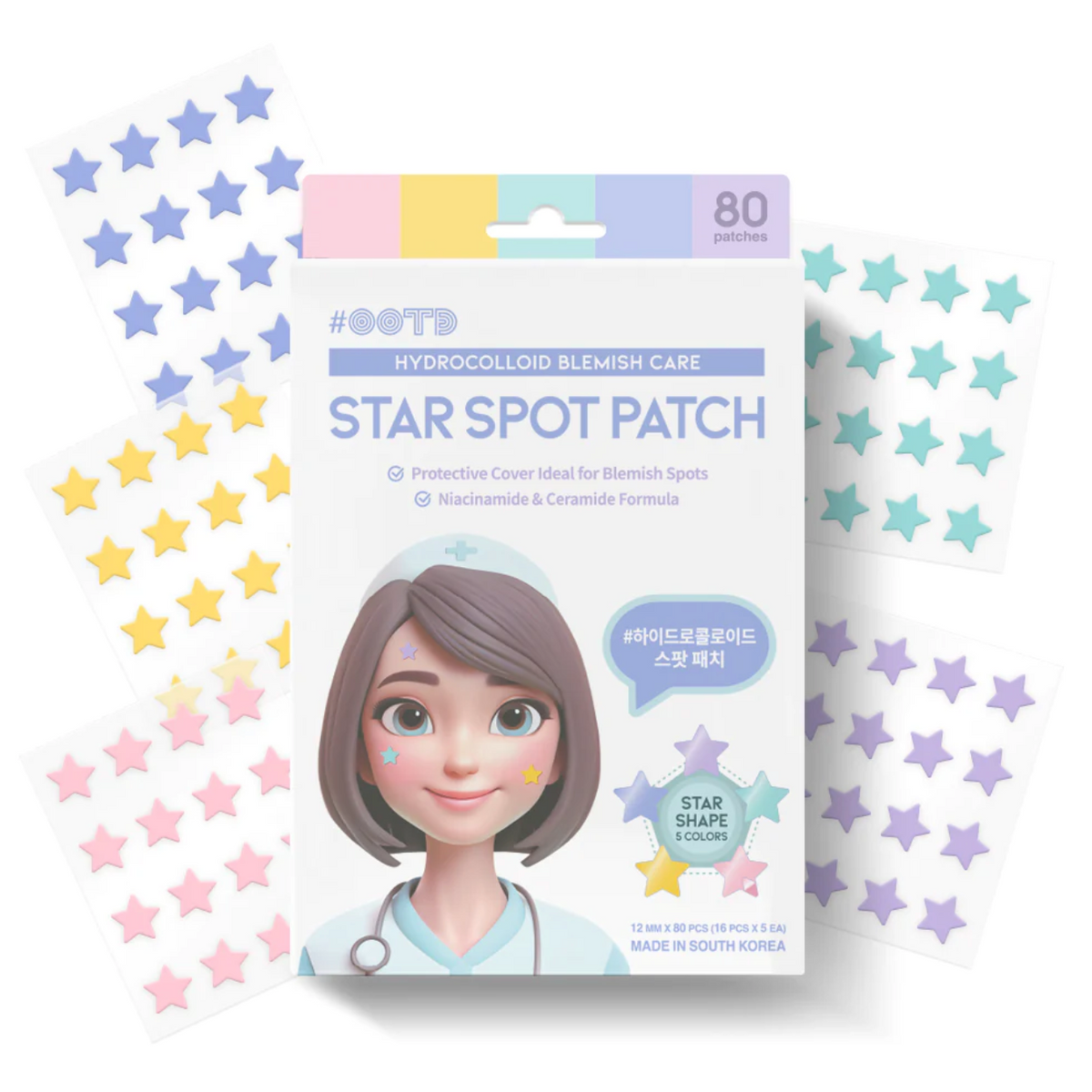 Korea OOTD Star Spot Patch For Pimples and Blemishes Acne Patch (80 Pa ...